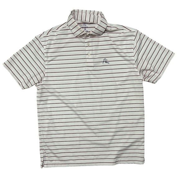 Rhoback | Shirts | Rhoback Usa Flag American Golf Polo Shirt Logo Red ...